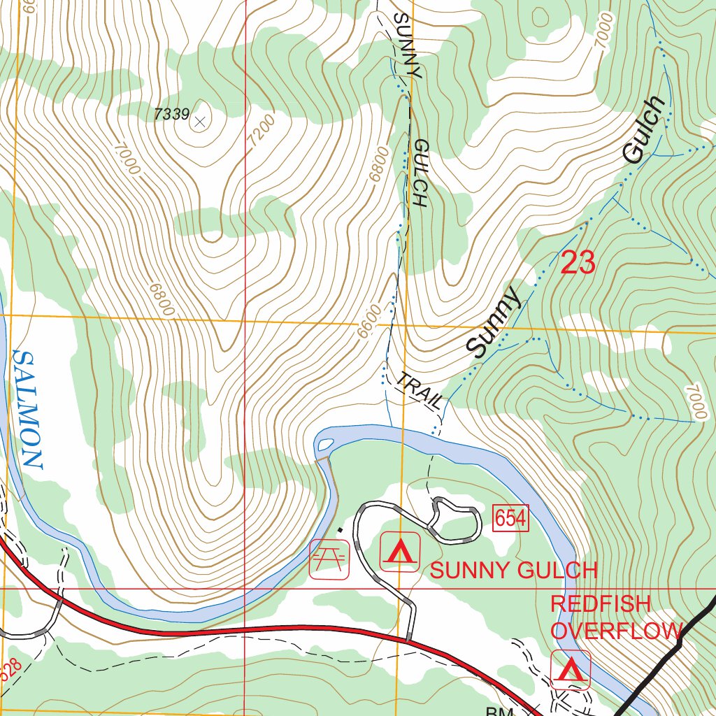 Stanley, ID FSTopo Legacy Map by US Forest Service - Topo | Avenza Maps