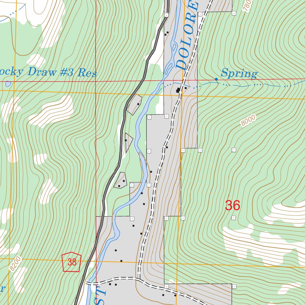 Stoner, CO FSTopo Legacy Map by US Forest Service - Topo | Avenza Maps