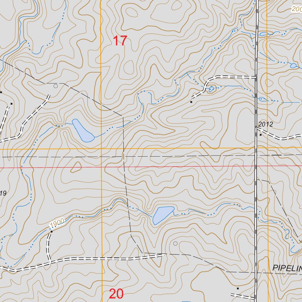 Strong City, OK FSTopo Legacy Map by US Forest Service - Topo | Avenza Maps