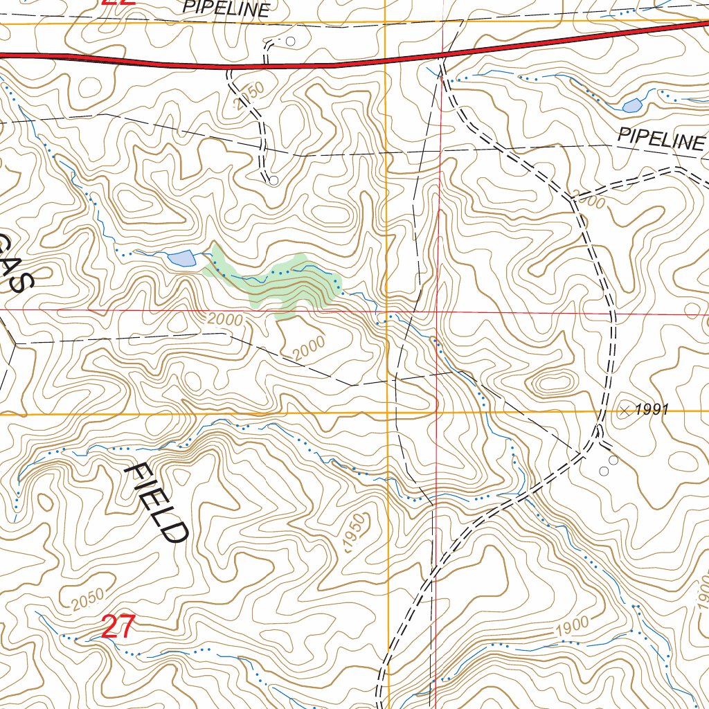 Strong City, OK FSTopo Legacy Map by US Forest Service - Topo | Avenza Maps