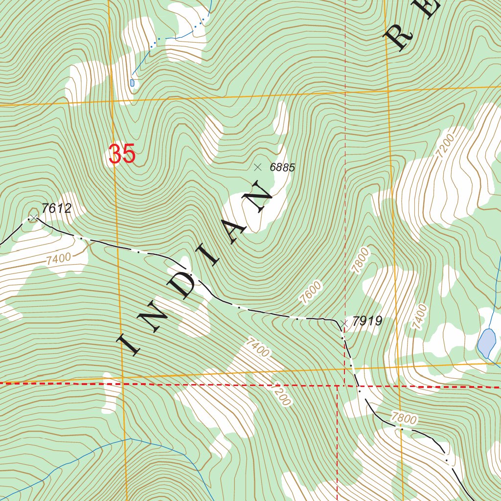 Stuart Peak, MT FSTopo Legacy Map by US Forest Service - Topo | Avenza Maps