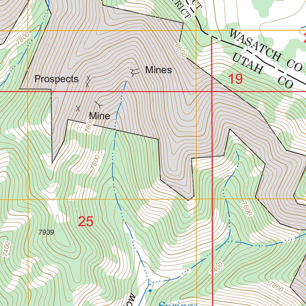 Strawberry Reservoir SW, UT FSTopo Legacy Map by US Forest Service ...