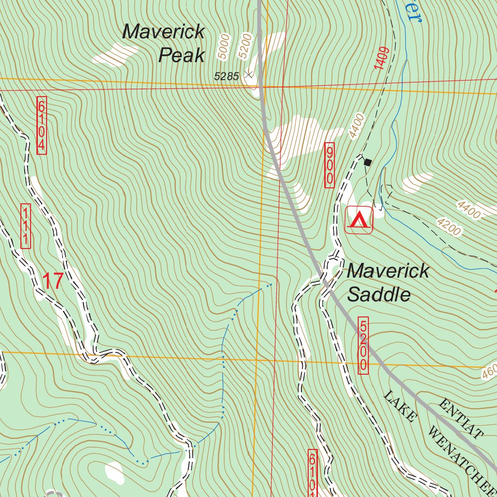 Sugarloaf Peak, WA FSTopo Legacy Map by US Forest Service - Topo ...