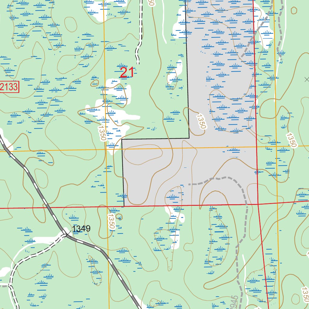 Sucker Lakes, MN FSTopo Legacy Map by US Forest Service - Topo | Avenza ...
