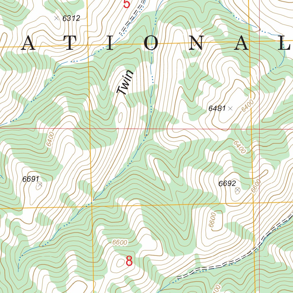 Sublett Troughs, ID FSTopo Legacy Map by US Forest Service - Topo ...