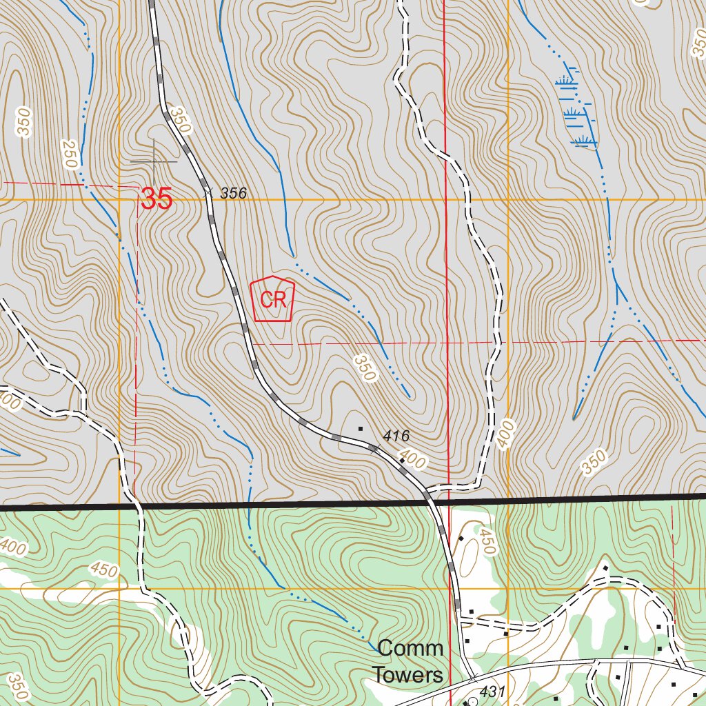 Summerfield, AL FSTopo Legacy Map by US Forest Service - Topo | Avenza Maps