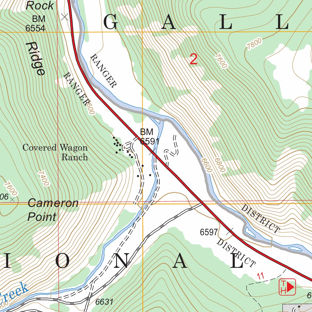 Sunshine Point, MT FSTopo Legacy Map by US Forest Service - Topo ...