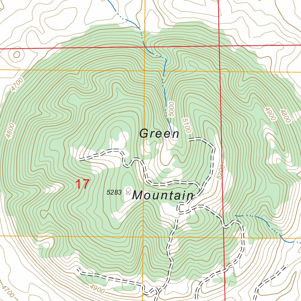 Sundance East, WY FSTopo Legacy Map by US Forest Service - Topo ...