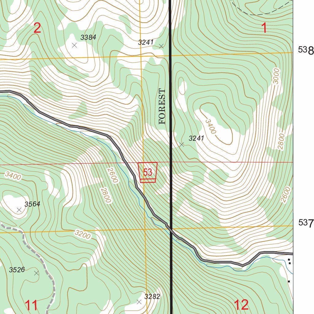 Swan Lake, WA FSTopo Legacy Map by US Forest Service - Topo | Avenza Maps