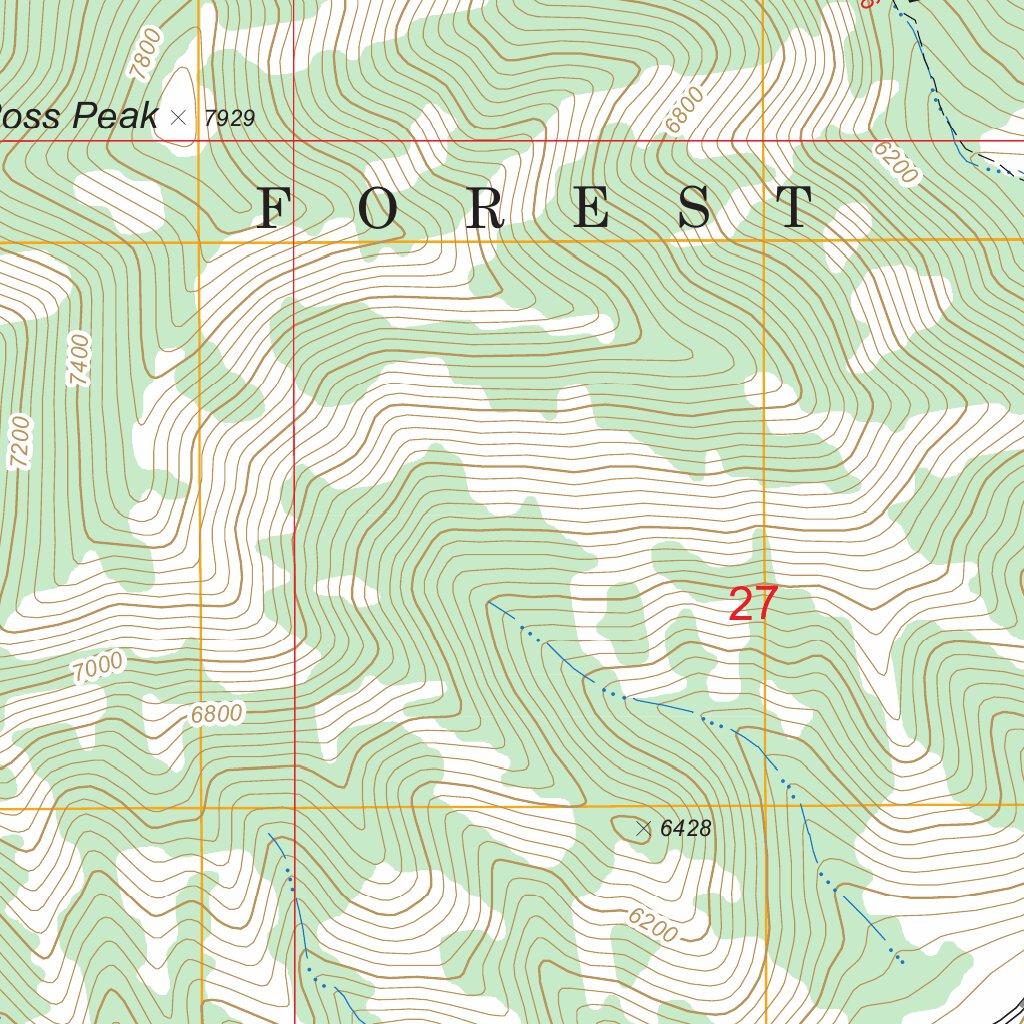 Swan Valley, ID FSTopo Legacy Map by US Forest Service - Topo | Avenza Maps