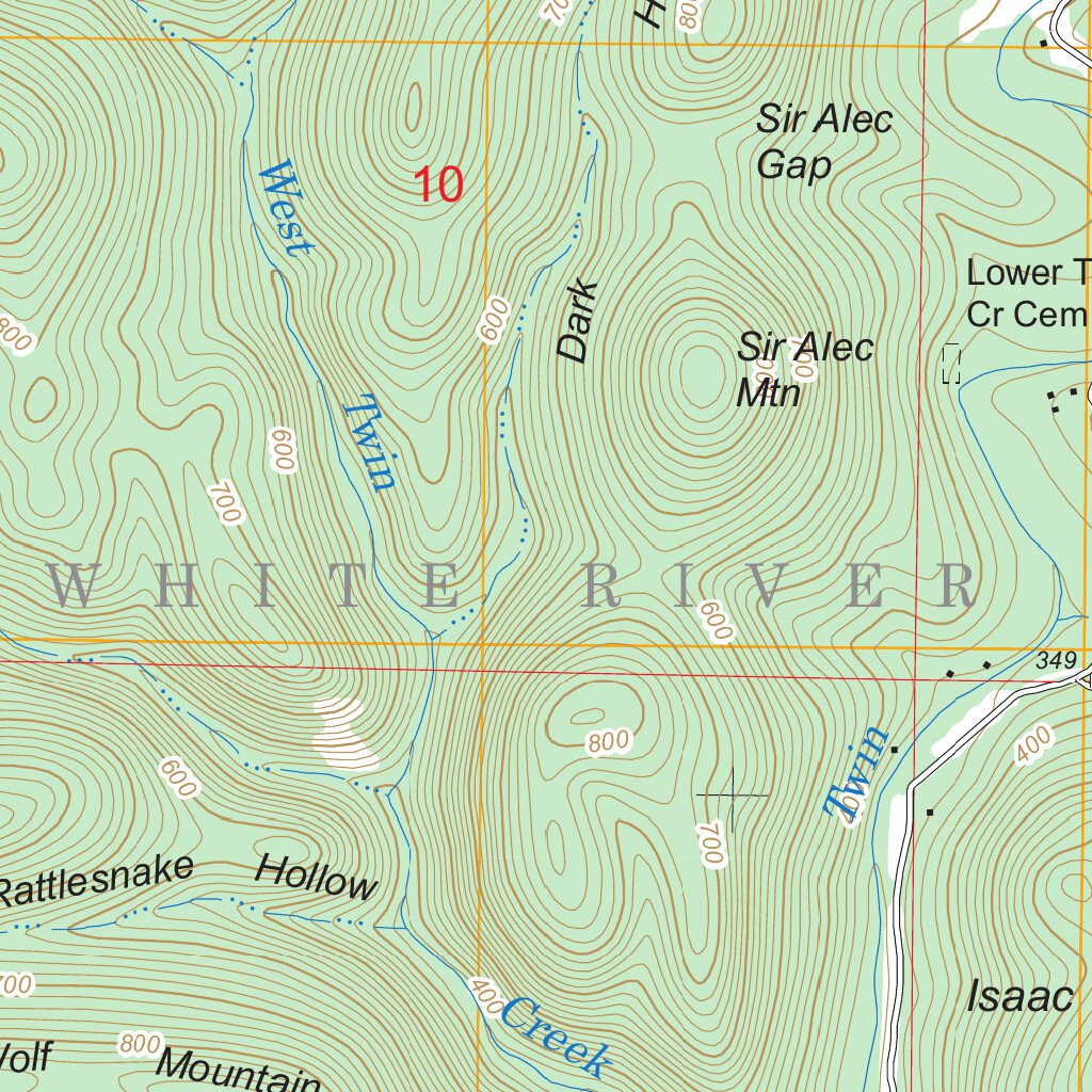 Sylamore, AR FSTopo Legacy Map by US Forest Service - Topo | Avenza Maps