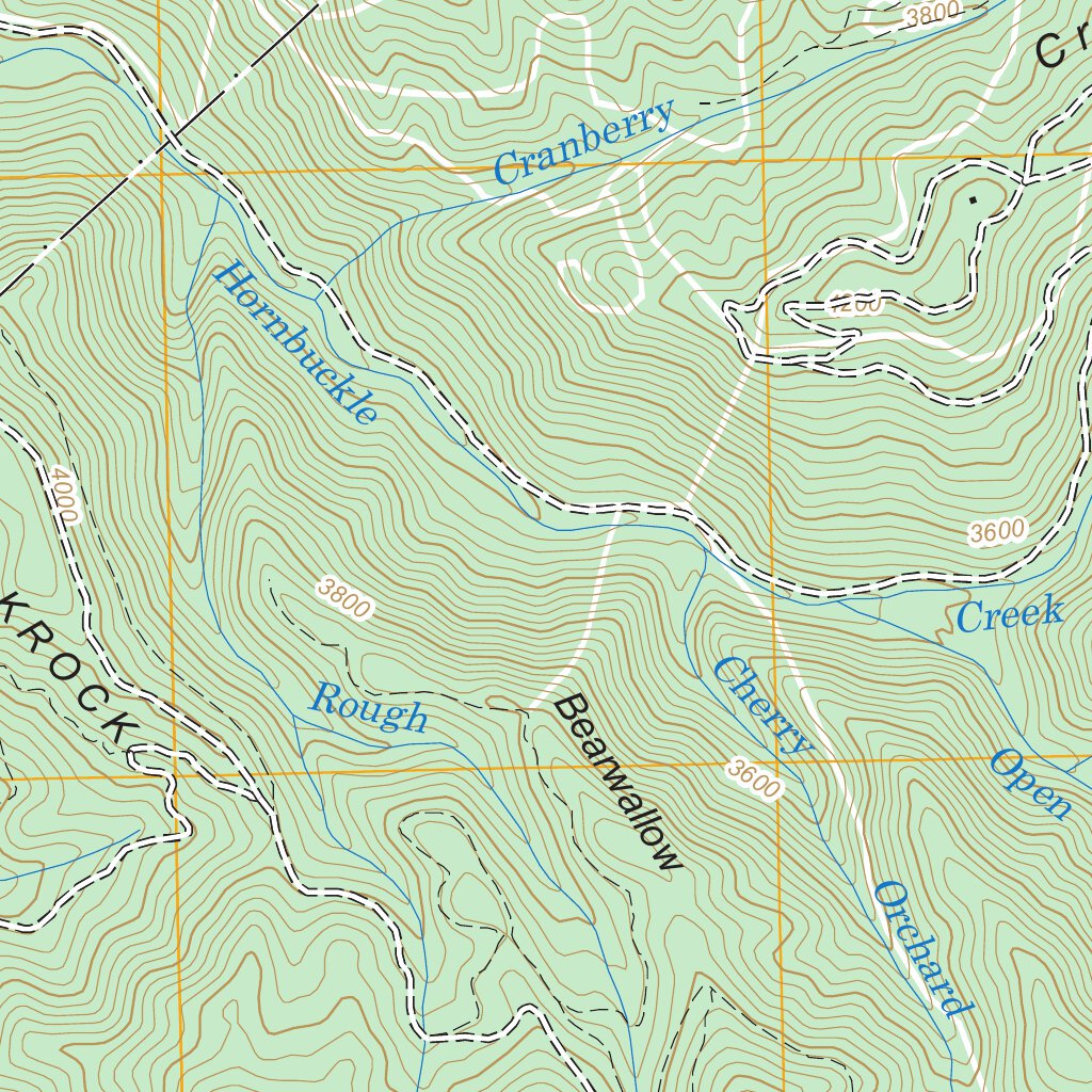 Sylva North, NC FSTopo Legacy Map by US Forest Service - Topo | Avenza Maps