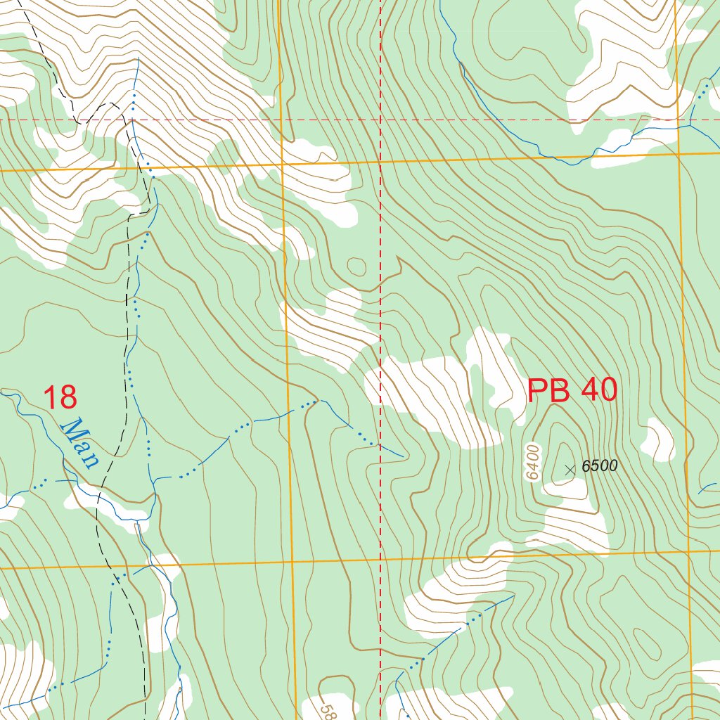 Swift Reservoir, MT FSTopo Legacy Map by US Forest Service - Topo ...