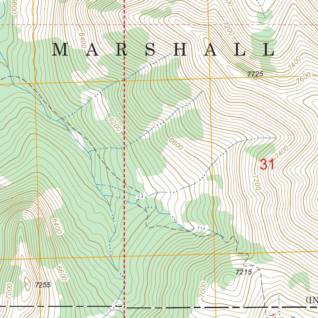 Swift Reservoir, MT FSTopo Legacy Map by US Forest Service - Topo ...