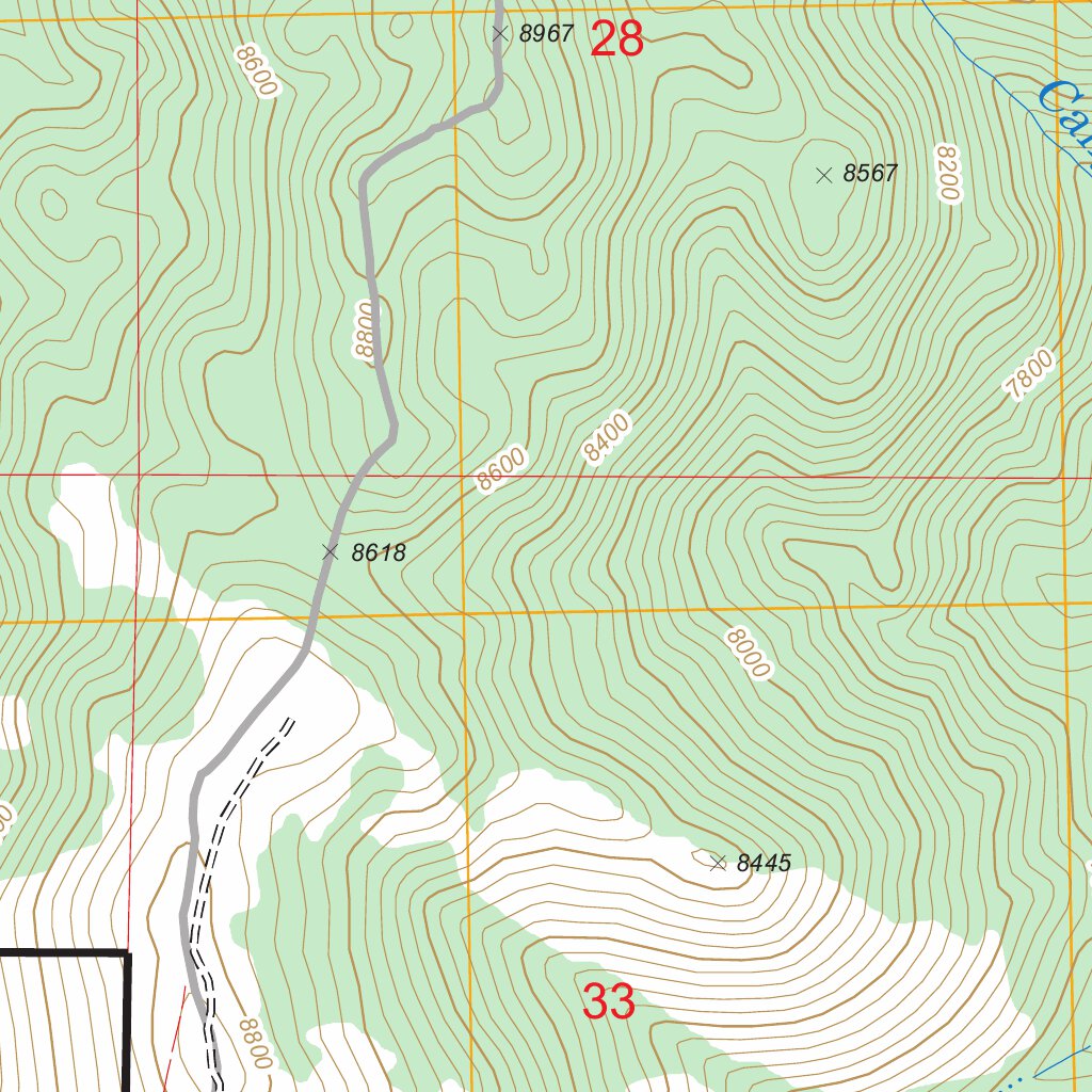Table Mountain, MT FSTopo Legacy Map by US Forest Service - Topo ...