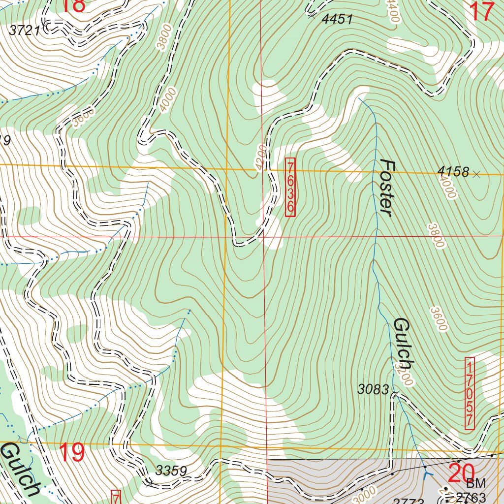 Table Top Mountain, MT FSTopo Legacy Map by US Forest Service - Topo ...
