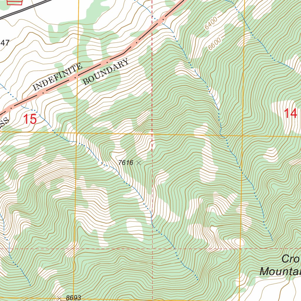Sylvan Peak, MT FSTopo Legacy Map by US Forest Service - Topo | Avenza Maps