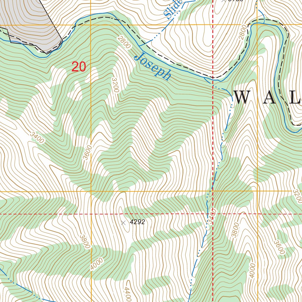 Table Mountain, OR FSTopo Legacy Map by US Forest Service - Topo ...