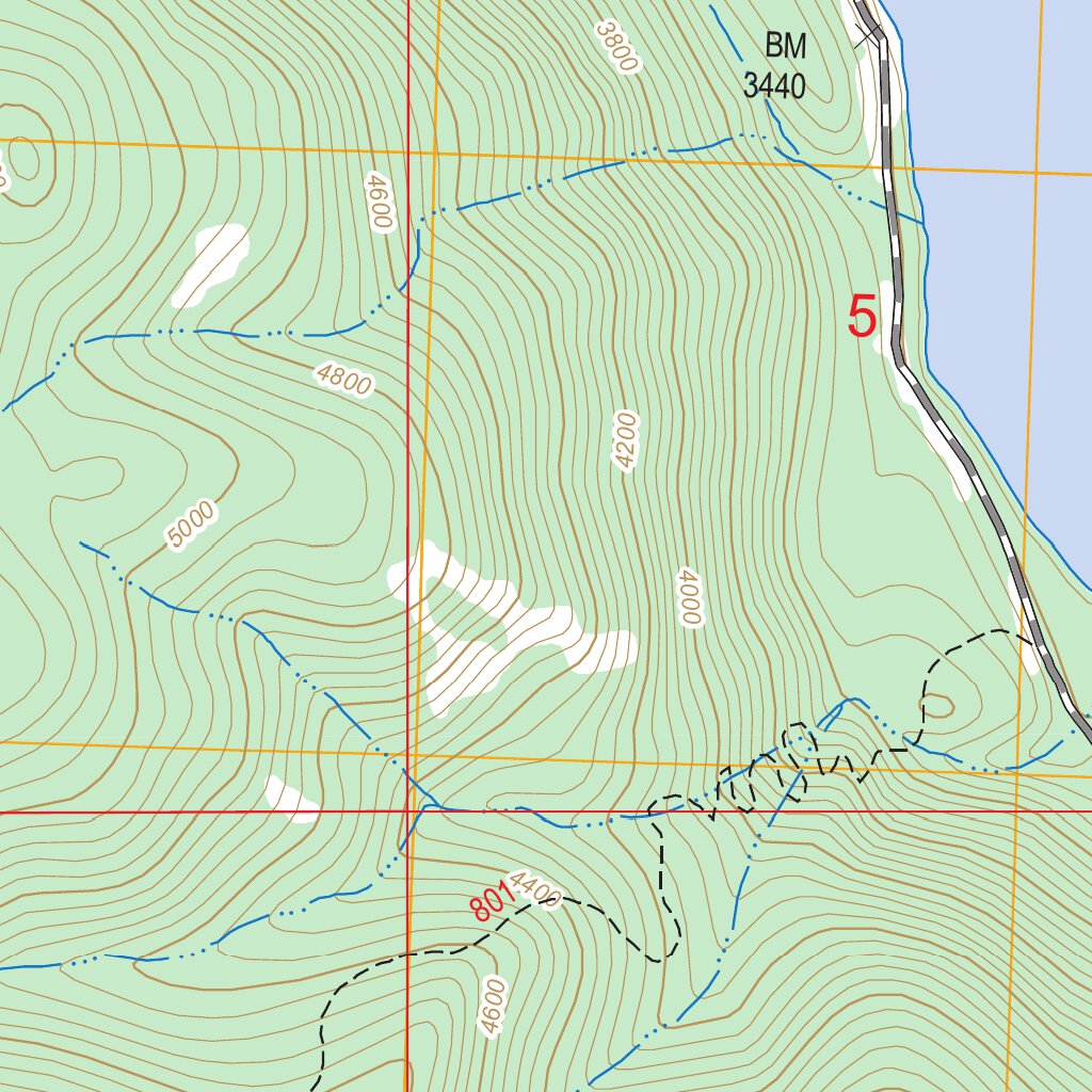 Tally Lake, MT FSTopo Legacy Map by US Forest Service - Topo | Avenza Maps