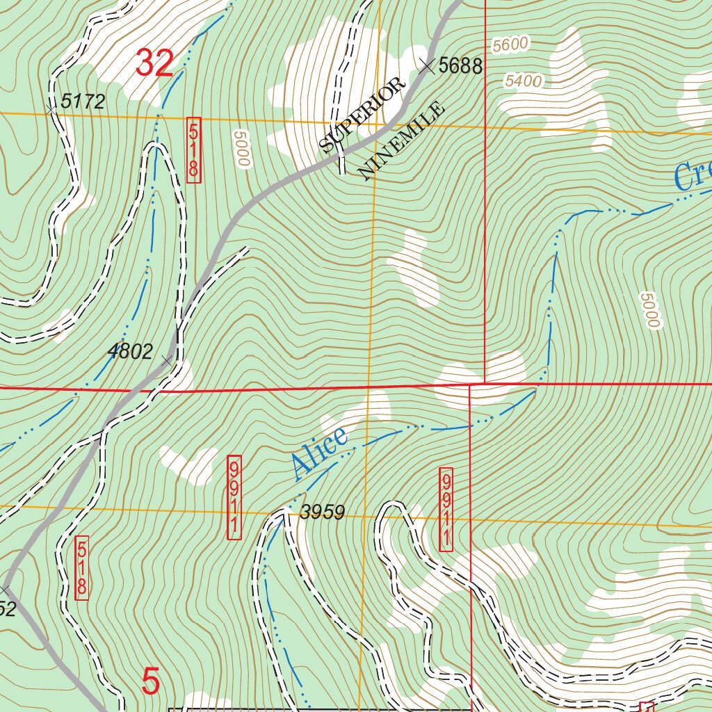 Tarkio, MT FSTopo Legacy Map by US Forest Service - Topo | Avenza Maps