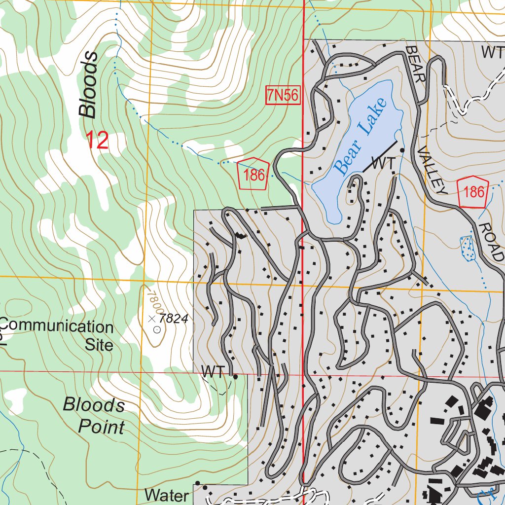Tamarack, CA FSTopo Legacy Map by US Forest Service - Topo | Avenza Maps