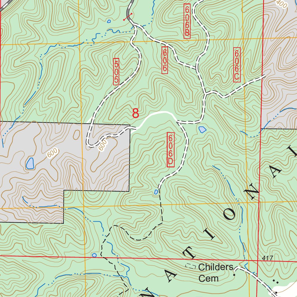 Tamms, IL FSTopo Legacy Map by US Forest Service - Topo | Avenza Maps