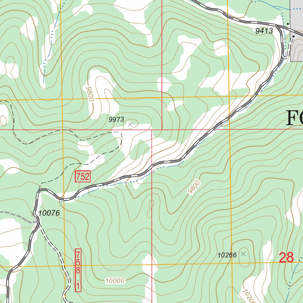 Taylor Park Reservoir, CO FSTopo Legacy Map by US Forest Service - Topo ...