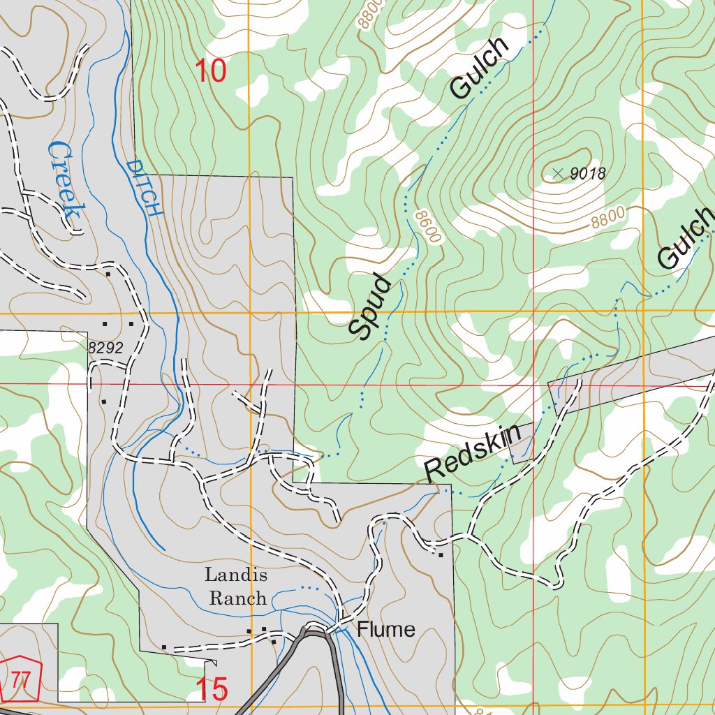 Tarryall, CO FSTopo Legacy Map by US Forest Service - Topo | Avenza Maps