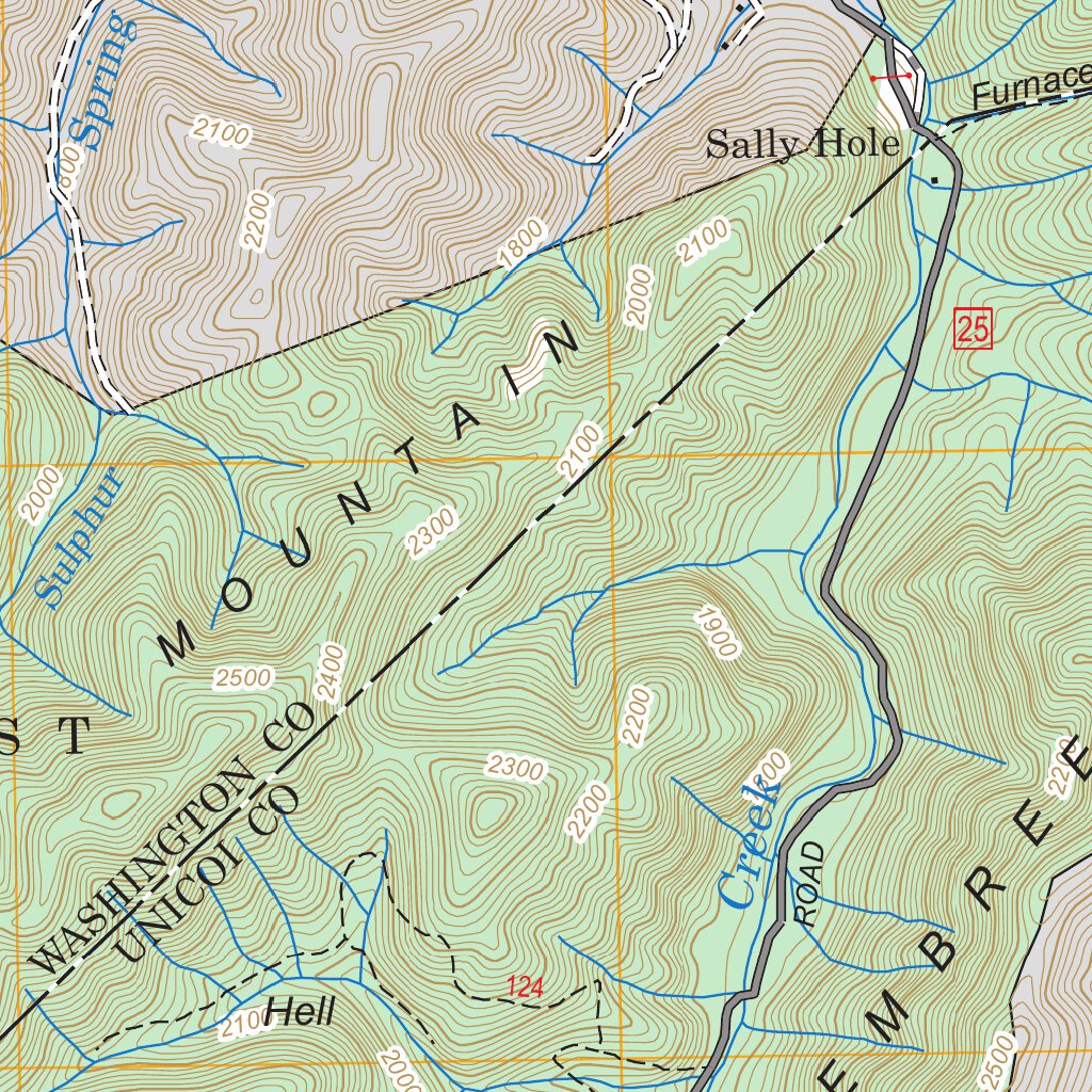 Telford, TN FSTopo Legacy Map by US Forest Service - Topo | Avenza Maps