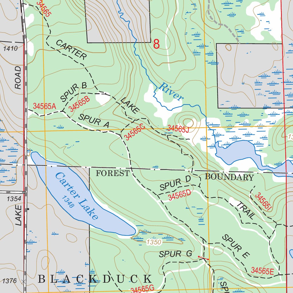 Tenstrike, MN FSTopo Legacy Map by US Forest Service - Topo | Avenza Maps