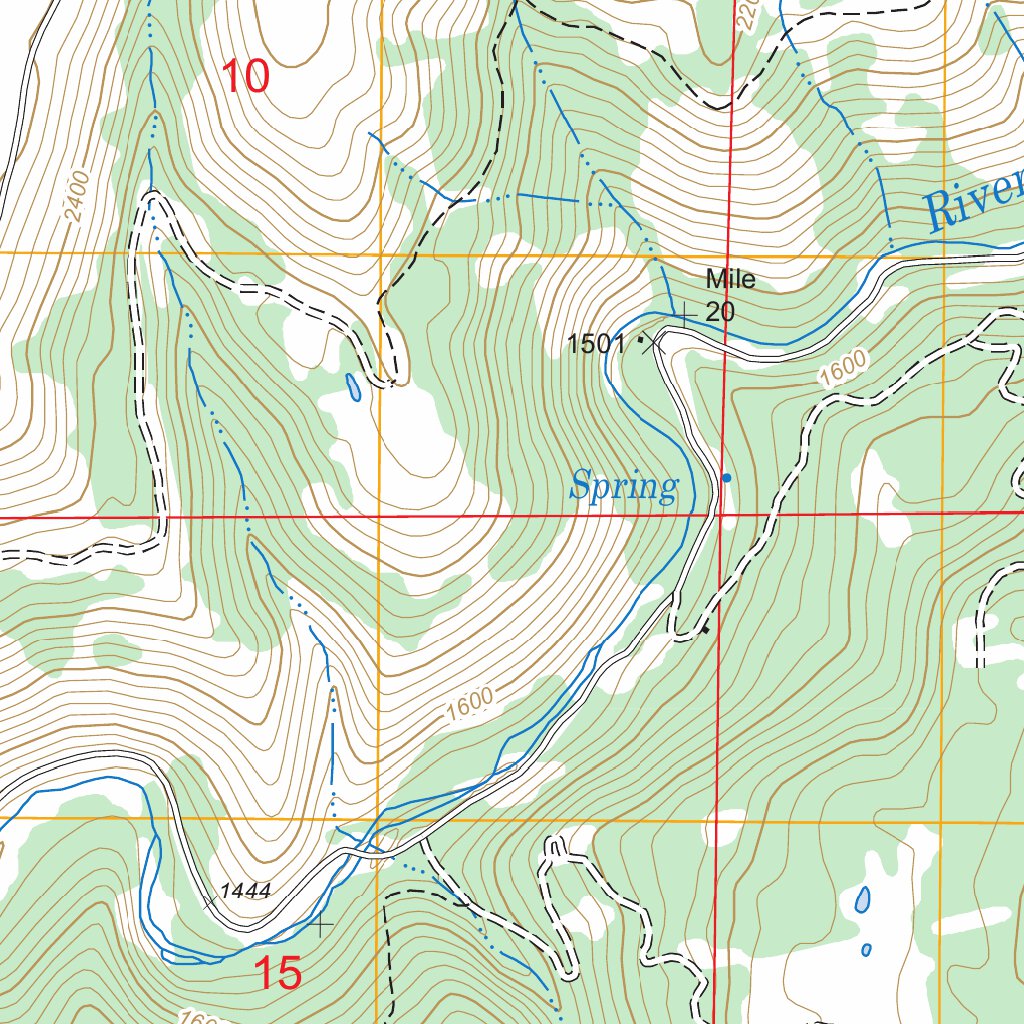 Texas Ridge, ID FSTopo Legacy Map by US Forest Service - Topo | Avenza Maps