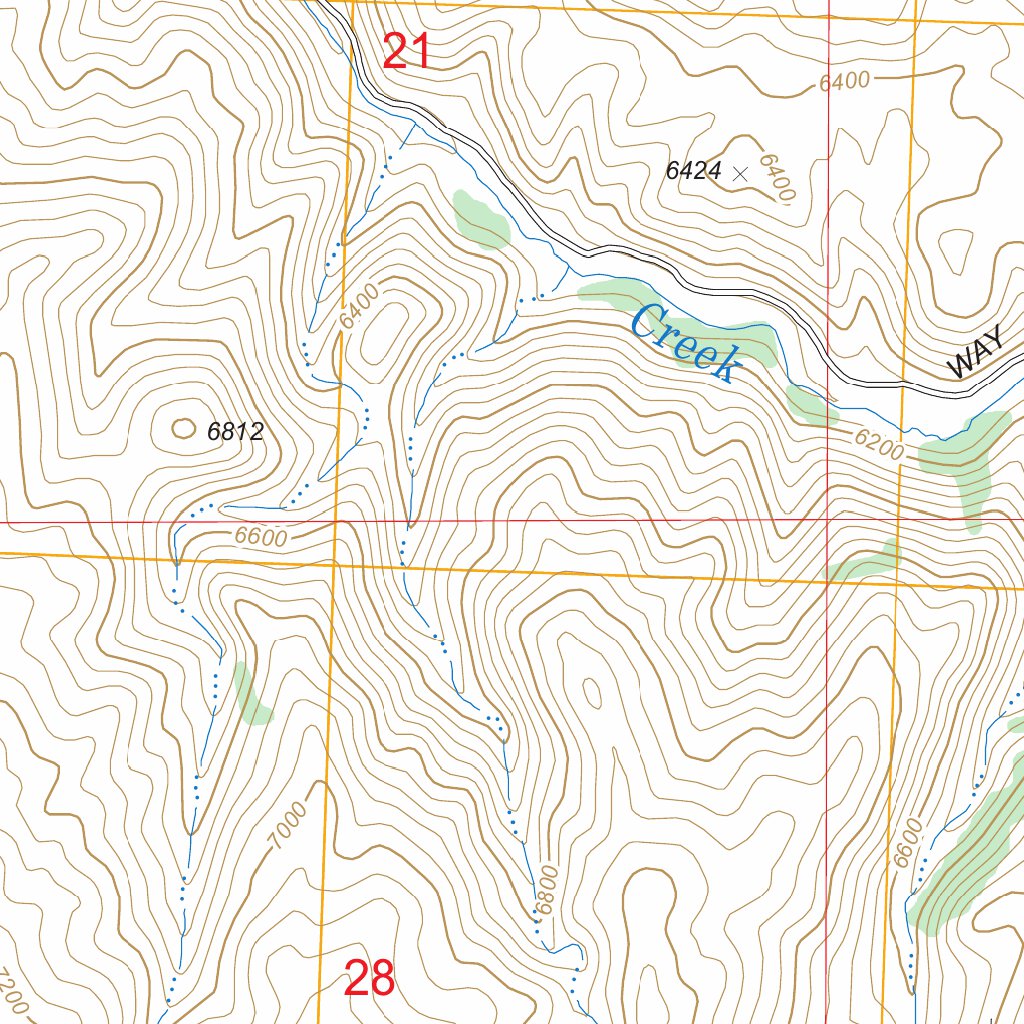 The Paint Pot, ID FSTopo Legacy Map by US Forest Service - Topo ...