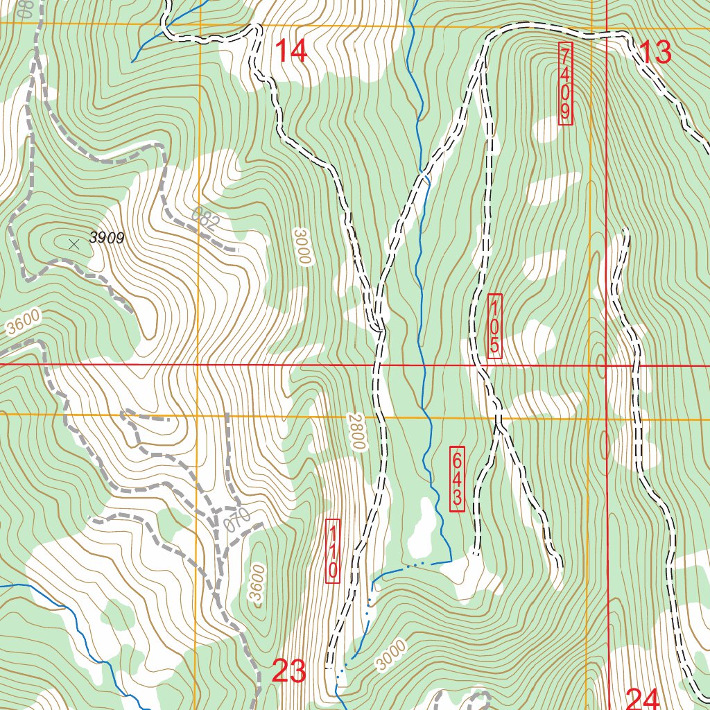 The Rockies, WA FSTopo Legacy Map by US Forest Service - Topo | Avenza Maps
