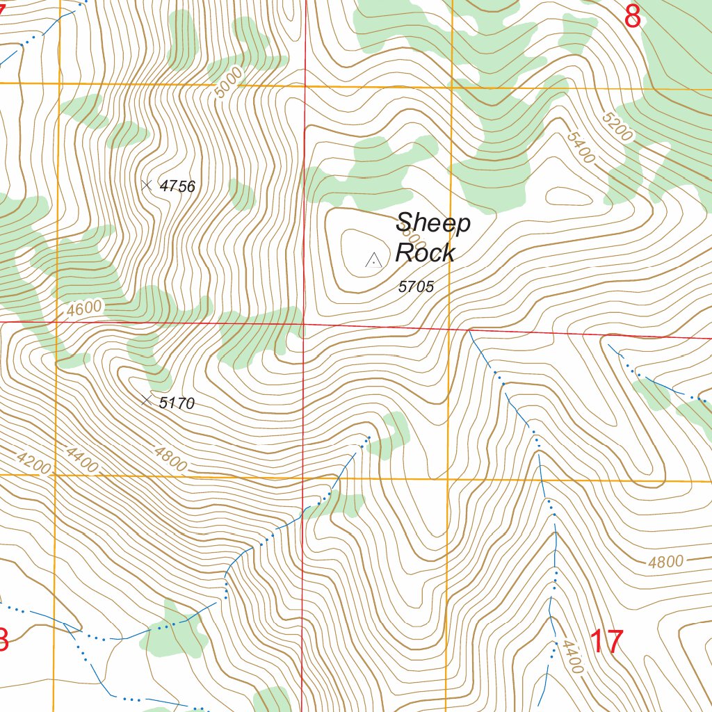 The Whaleback, CA FSTopo Legacy Map by US Forest Service - Topo ...