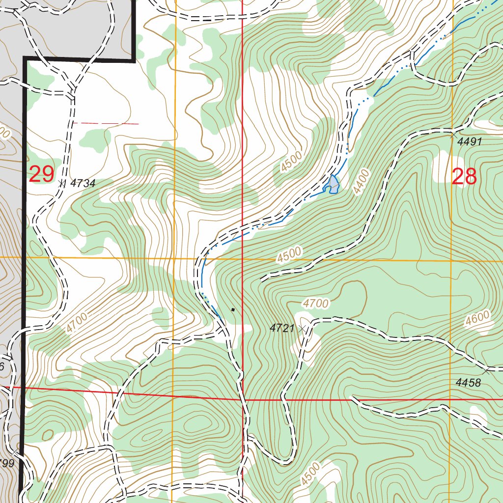 The Notch, WY FSTopo Legacy Map by US Forest Service - Topo | Avenza Maps