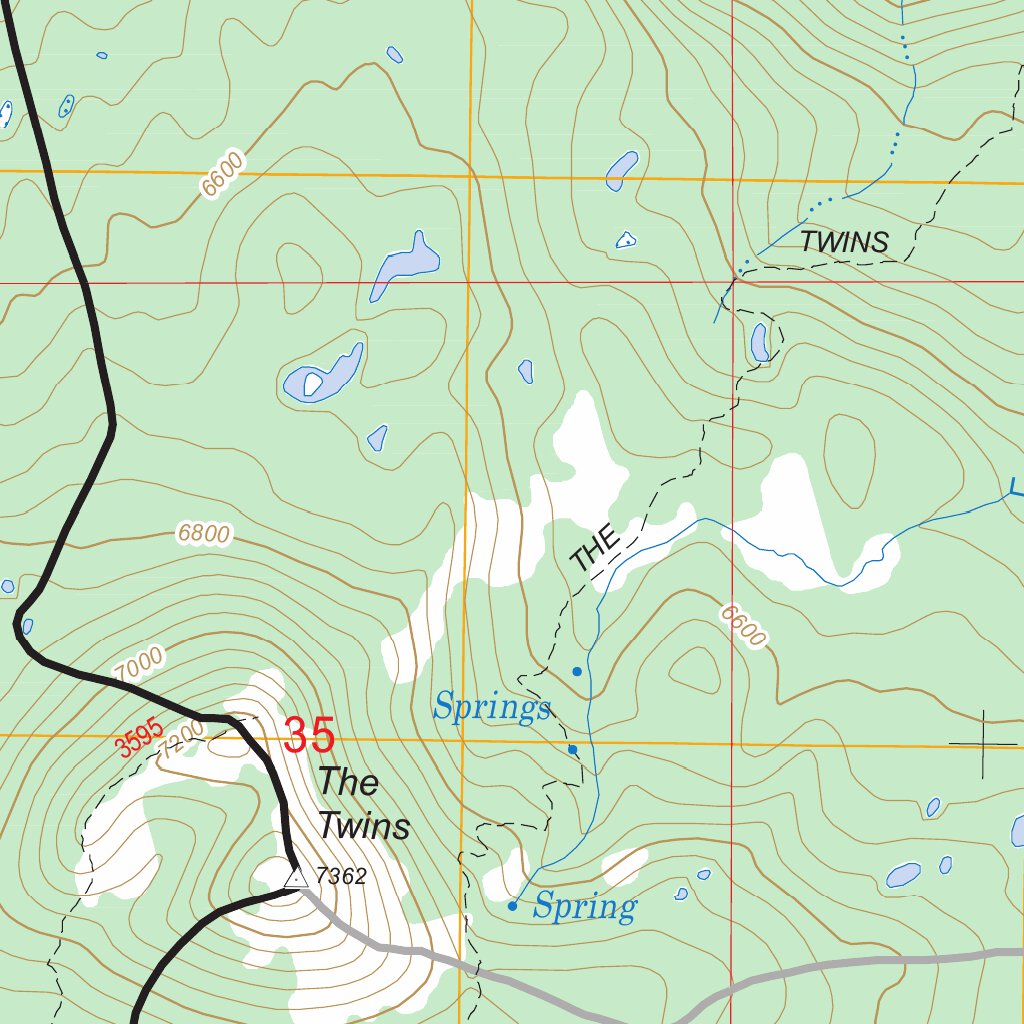 The Twins, OR FSTopo Legacy Map by US Forest Service - Topo | Avenza Maps