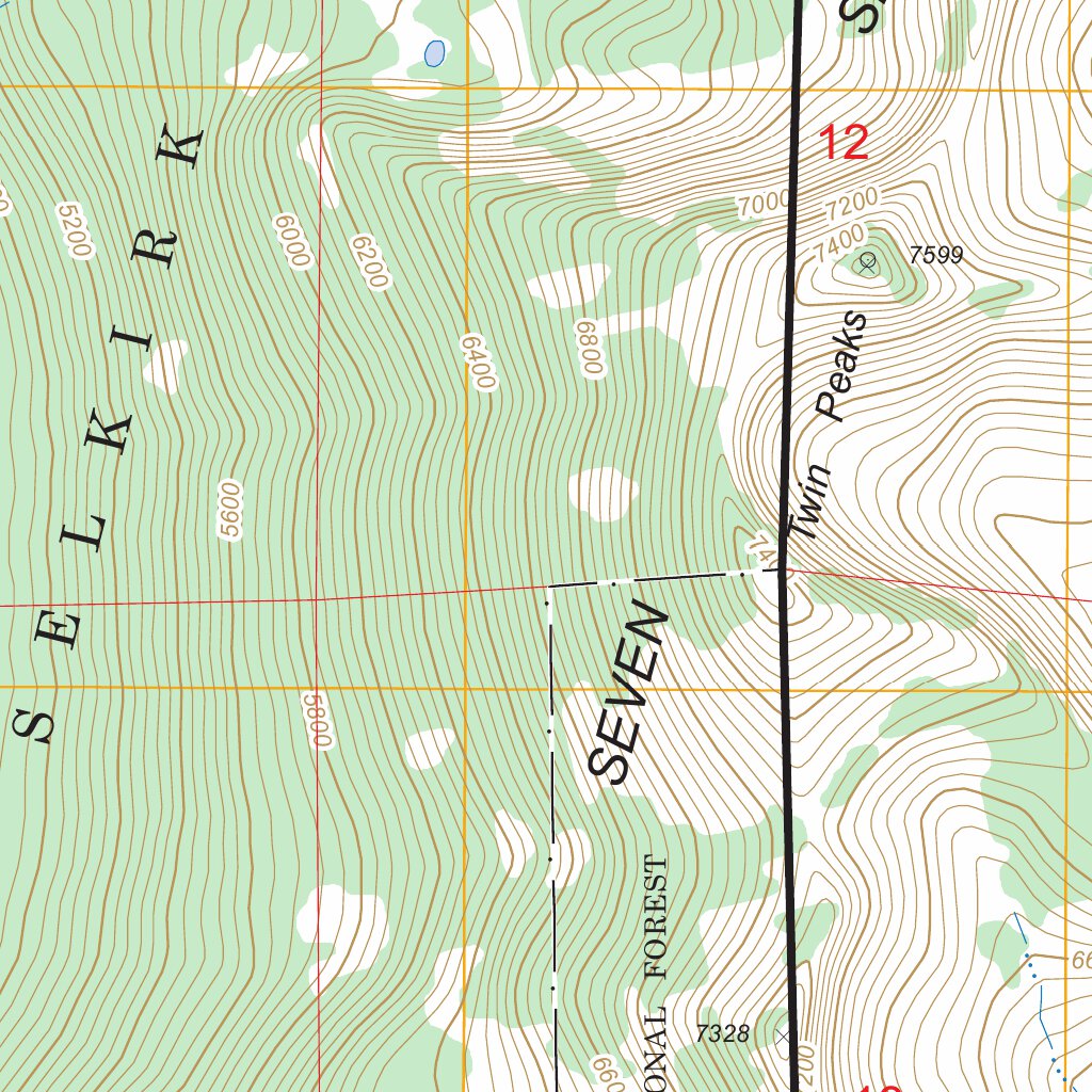 The Wigwams, ID FSTopo Legacy Map by US Forest Service - Topo | Avenza Maps