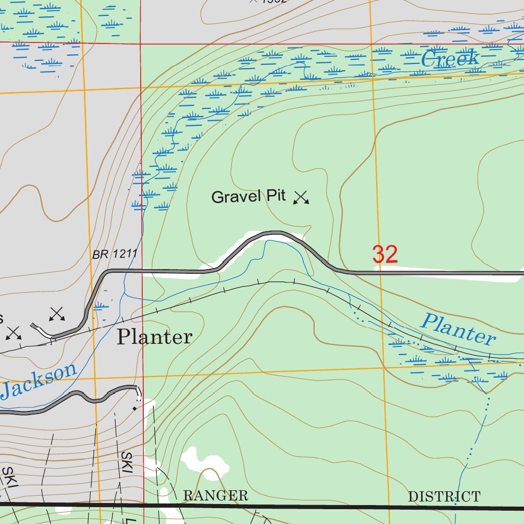 Thomaston, MI FSTopo Legacy Map by US Forest Service - Topo | Avenza Maps