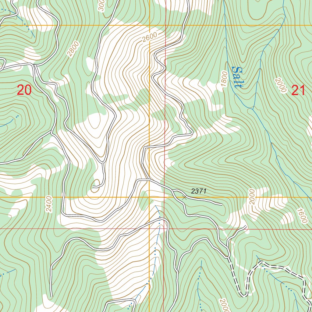Tiller, OR FSTopo Legacy Map by US Forest Service - Topo | Avenza Maps