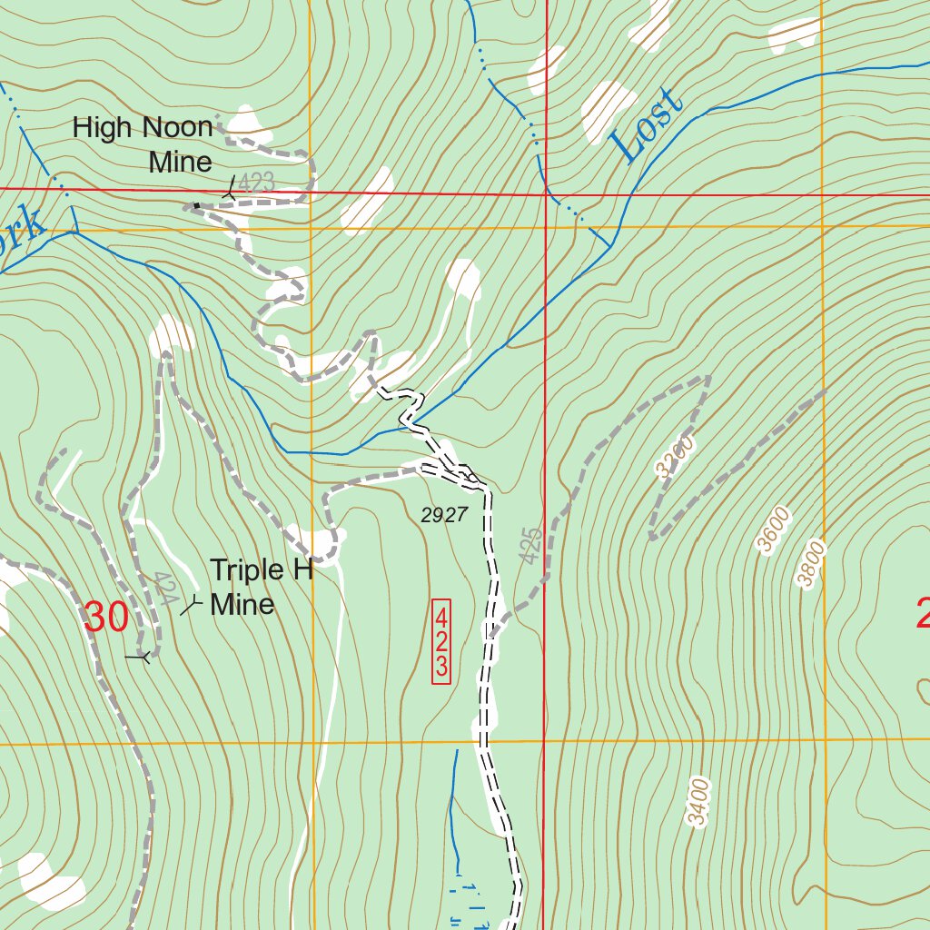 Timber Mountain, WA FSTopo Legacy Map by US Forest Service - Topo ...