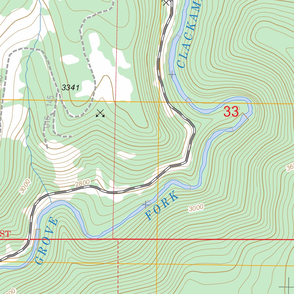 Timothy Lake, OR FSTopo Legacy Map by US Forest Service - Topo | Avenza ...