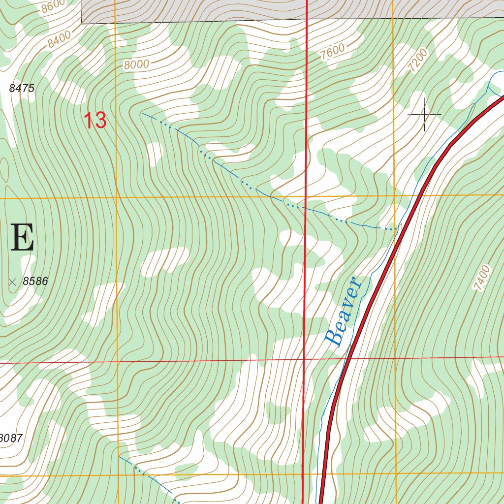 Tony Grove Creek, UT - ID FSTopo Legacy Map by US Forest Service - Topo ...