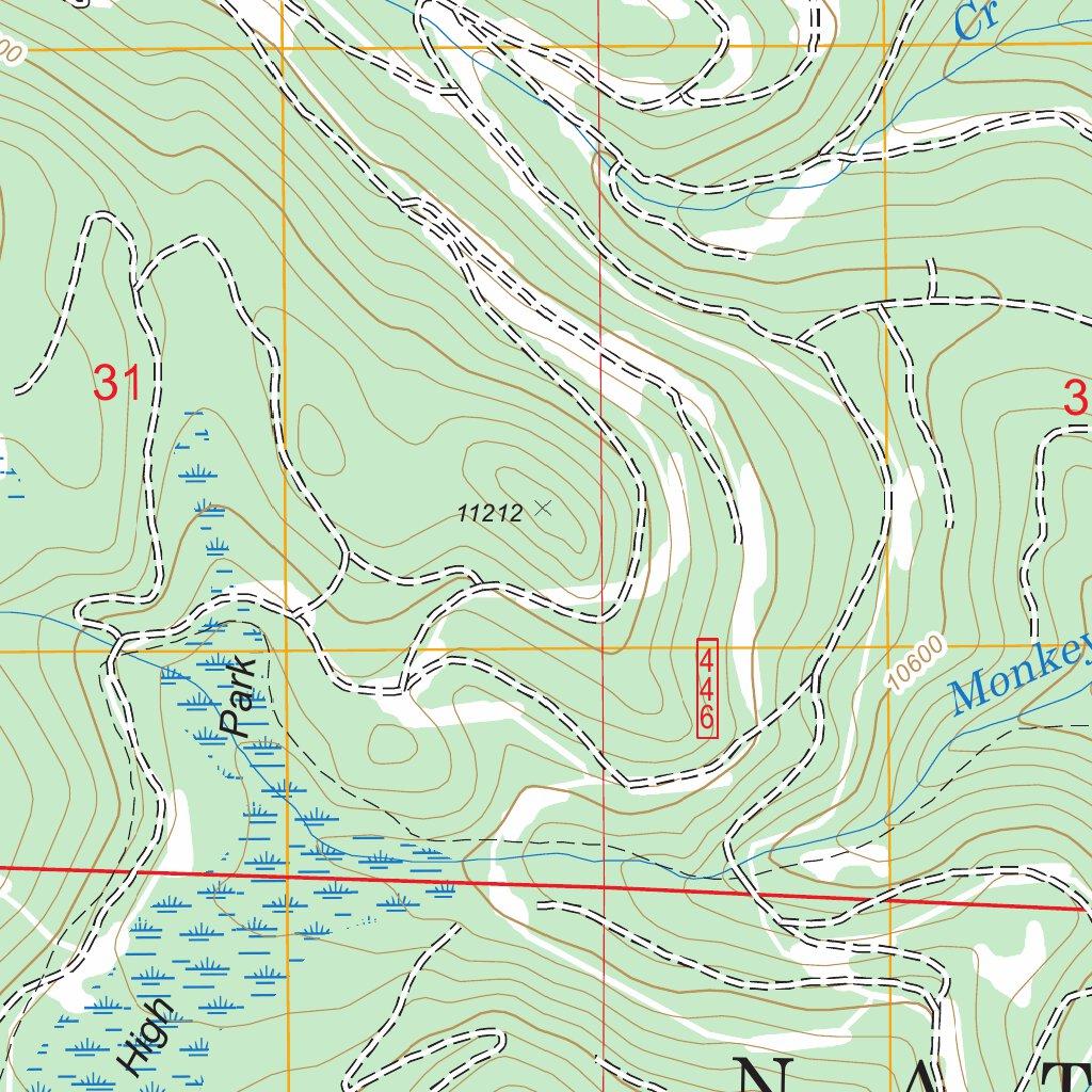 Topaz Mountain, CO FSTopo Legacy Map by US Forest Service - Topo ...
