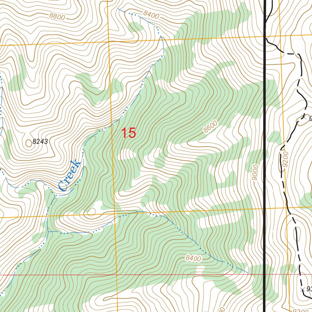 Trail Creek, ID FSTopo Legacy Map by US Forest Service - Topo | Avenza Maps