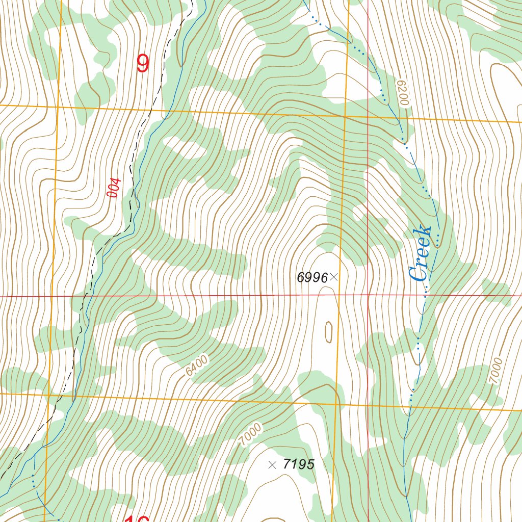 Trapper Peak, ID FSTopo Legacy Map by US Forest Service - Topo | Avenza ...