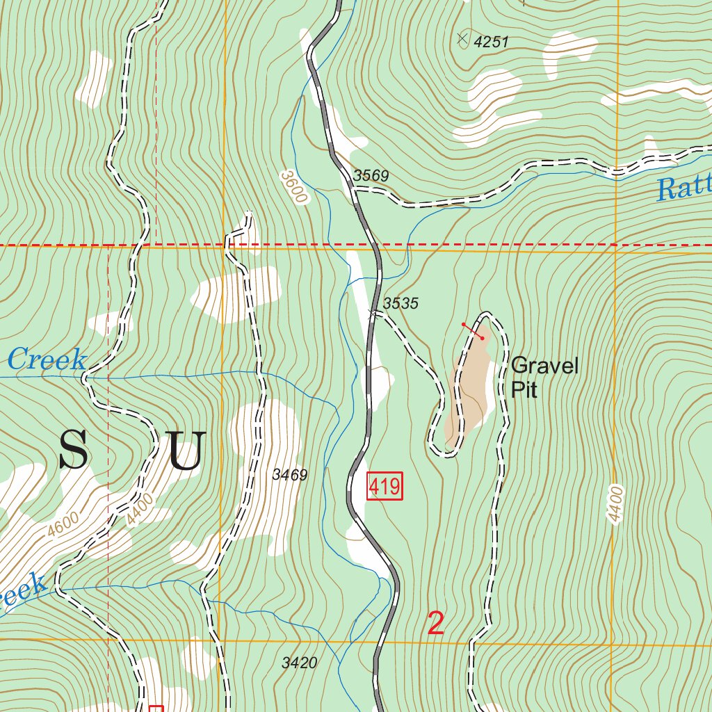 Trestle Peak, ID FSTopo Legacy Map by US Forest Service - Topo | Avenza ...
