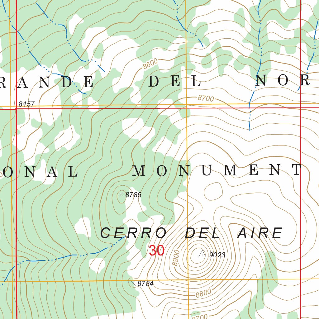 Tres Piedras, NM FSTopo Legacy Map by US Forest Service - Topo | Avenza ...