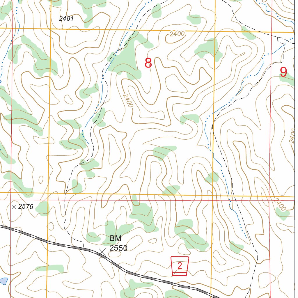 Trotters SE, ND FSTopo Legacy Map by US Forest Service - Topo | Avenza Maps