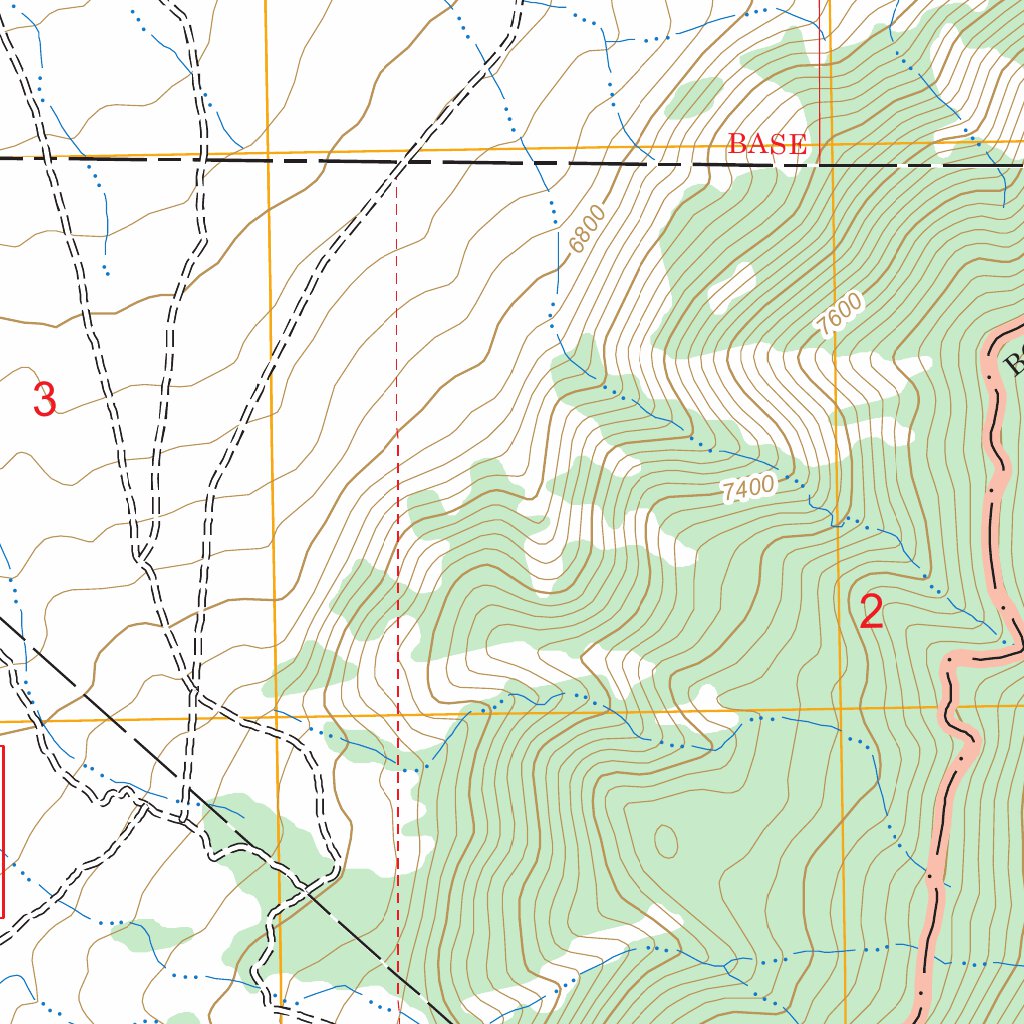 Truman Meadows, NV - CA FSTopo Legacy Map by US Forest Service - Topo ...