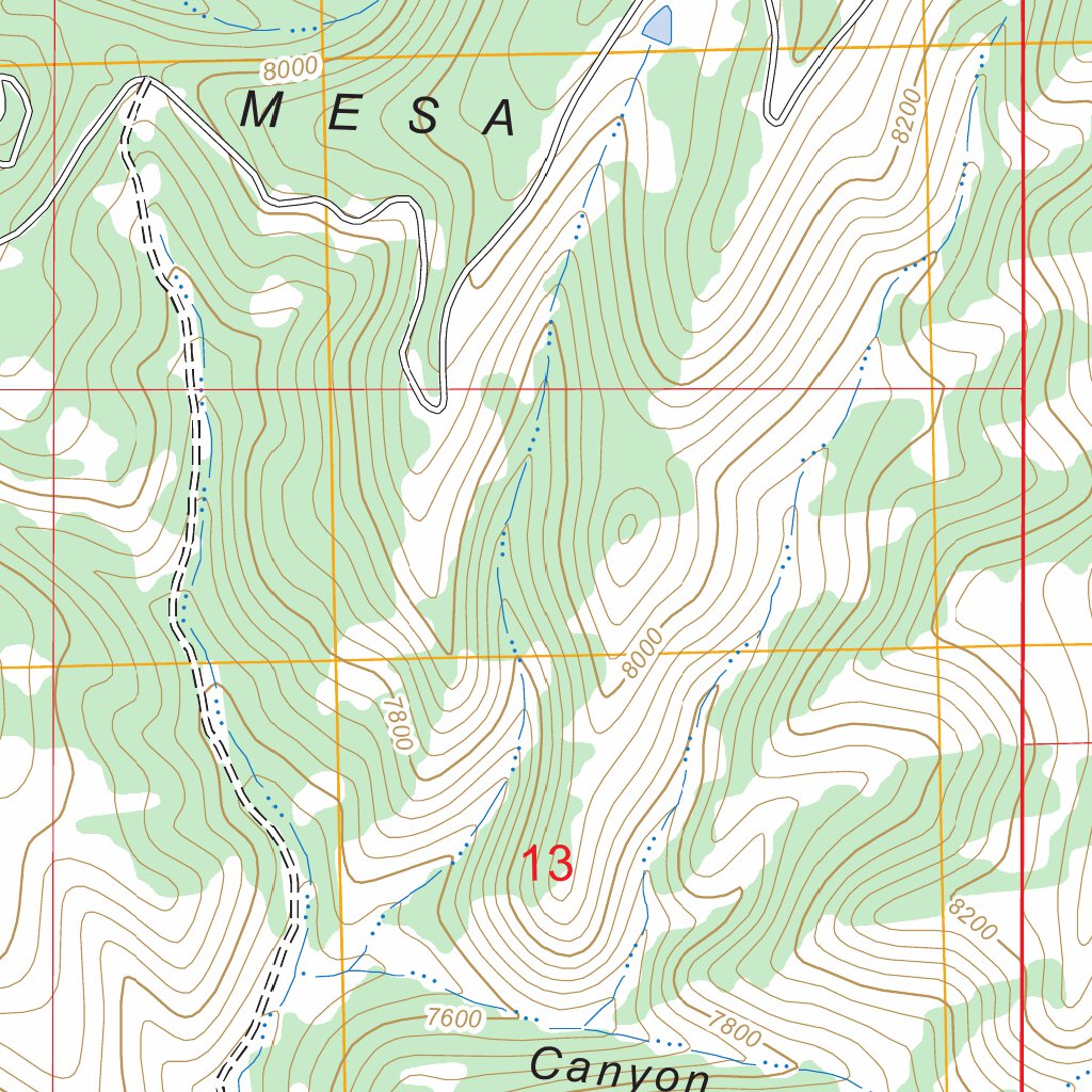 Trujillo, CO FSTopo Legacy Map by US Forest Service - Topo | Avenza Maps
